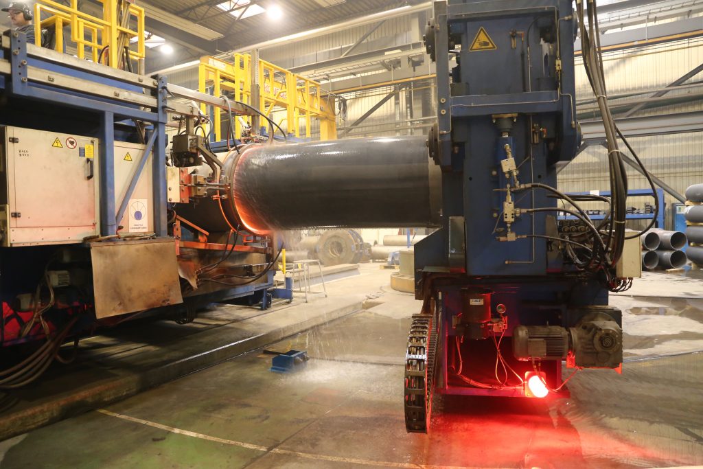 ZRE Katowice made a mast with the Polish flag, 35 meters high and 120 ...